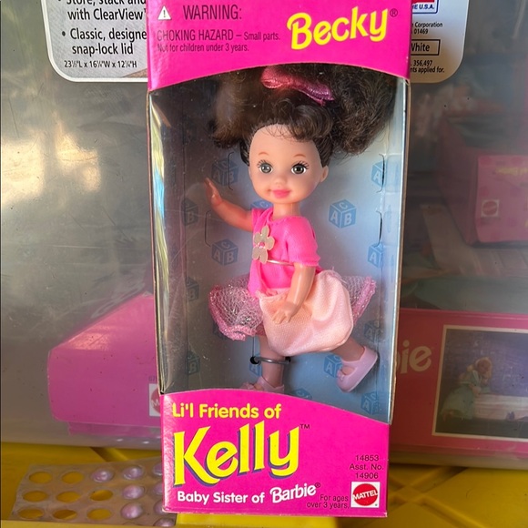 Mattel | Toys | Becky Lil Friends Of Kelly Doll Colorful Outfit | Poshmark